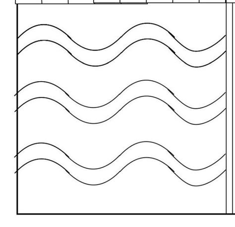 Wavy Line Stencil