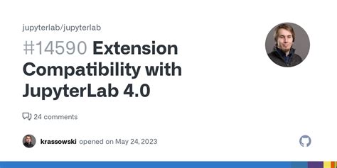 Extension Compatibility With JupyterLab Issue Jupyterlab Jupyterlab GitHub