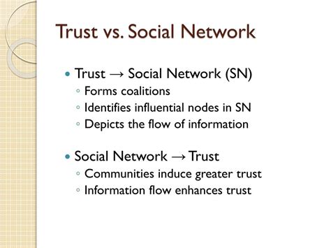 Ppt Measuring Behavioral Trust In Social Networks Powerpoint