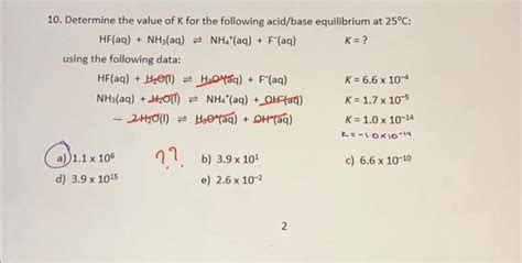 Solved Determine The Value Of K For The Following Chegg Com