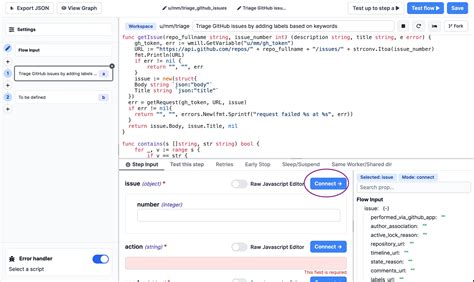 build an issue triage bot flow windmill