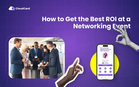 How To Get The Best Roi At A Networking Event With Cloudcard