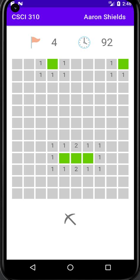 github aaronshields minesweeper game