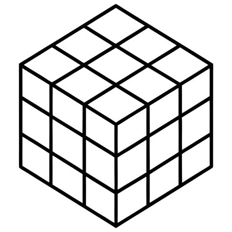 Isometric Cube Grid Structure Black And White Line Art Geometric Illustration 65619173 Vector