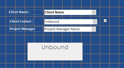 Ms Access Check Box Makes Label Visible Stack Overflow