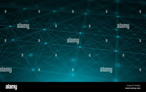 Abstract Connection Dots Technology Background Network Concept Stock