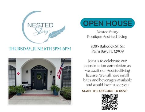 Nested Story Open House One Senior Place
