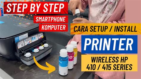 How To Install Setup Cara Mudah Setup Setting Printer Hp Ink Tank Wireless Series