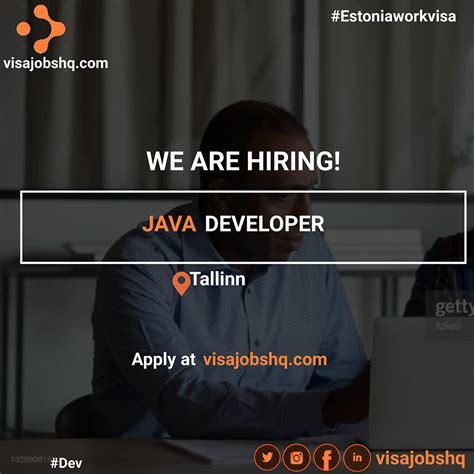 Java Developer In Tallinn Relocate To Estonia With Work Visa Sponsorship