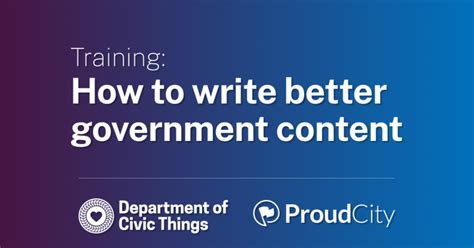 Plain Language Og Department Of Civic Things