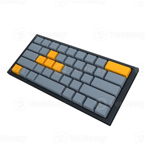 3d Icon Keyboard 24544258 Png