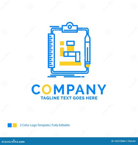 Algorithm Process Scheme Work Workflow Blue Yellow Business Stock