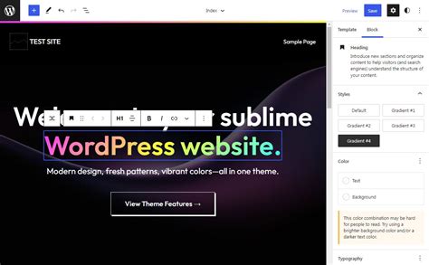 Bright Mode A New Block Theme With Vibrant Colors Patterns And Custom Block Styles Wp Tavern