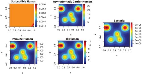 Simulations Of Spatiotemporal Disease Dynamics Density Of Susceptible Download Scientific