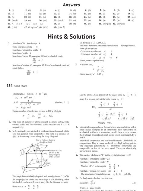 Solid State Solution Pdf Crystal Structure Ion