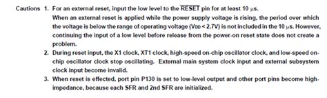 How To Implement Perform Reset Using Rl78 Microcontroller Hardware Features Forum Rl78 Mcu