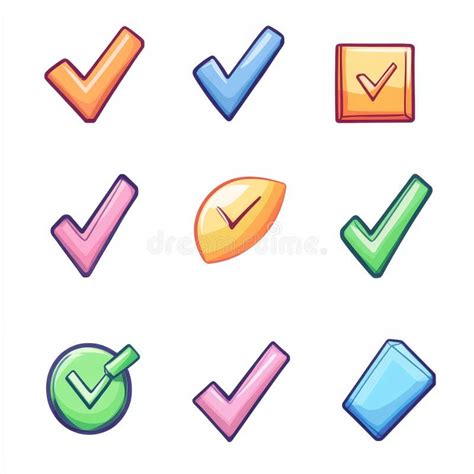 Set Of Colored Icons Vector Illustration Eps 10 Vector File Stock Illustration Illustration