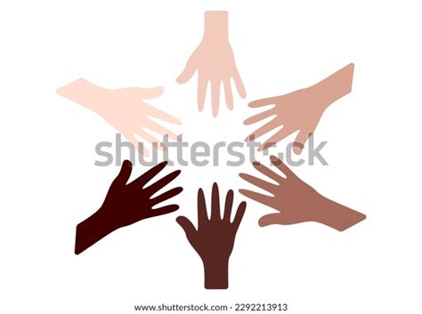 Human Hands Different Skin Colors Racism Stock Vector Royalty Free 2292213913 Shutterstock