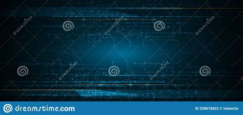 Vector Abstract Circuit Board Illustration High Tech Computer
