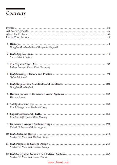 《introduction To Unmanned Aircraft Systems》第三版 图书资料下载 Chnjet喷气俱乐部