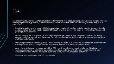 Exploratory Data Analysis And Machine Learning Pptx Physics Science