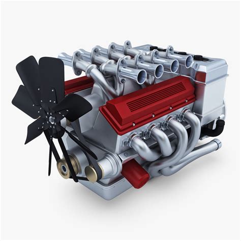 D Generic Engine V Turbosquid