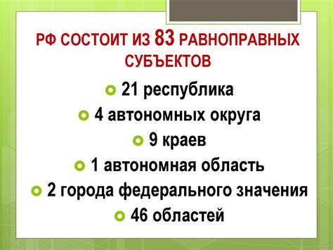 Административно территориальное устройство России презентация онлайн