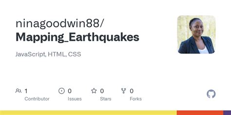 Github Ninagoodwin Mapping Earthquakes Javascript Html Css