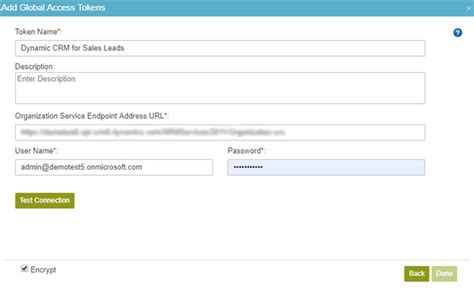 Access Token For Microsoft Dynamics Crm
