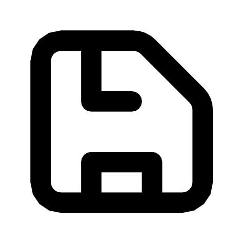 Save Outline Vector Svg Icon Svg Repo