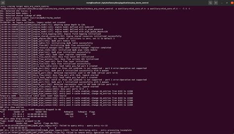 Getting Errors In Arp Storm Control Application Getting Started