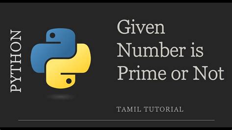 Python Program To Check Given Number Is Prime Number Or Not Python