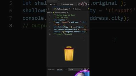 Naveen Kumar K G On Linkedin Javascript Cloning Shallow Vs Deep Copy Interview Question