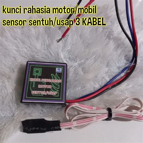 Pengaman Motor Kunci Rahasia Sensor Sentuh Konci Pengaman Motor Anti Maling Lazada Indonesia