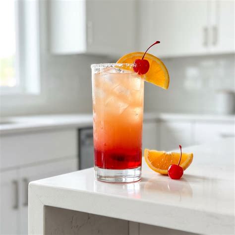 Margarita Sunset Tequila Cocktail Recipe Thirsty Tales