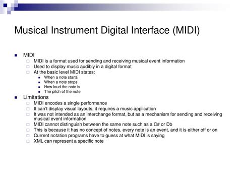 PPT XML Music Notation Encoding Standards MusicXML And MEI PowerPoint Presentation ID 626114