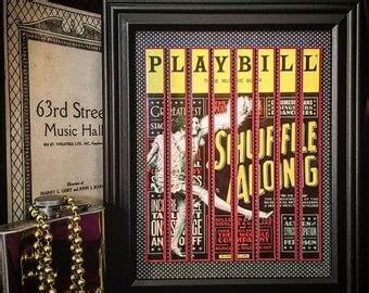 Custom Broadway Playbill Framed Art Collage By Theartofbroadway