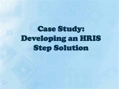 PPT Human Resources Information System HRIS PowerPoint Presentation ID