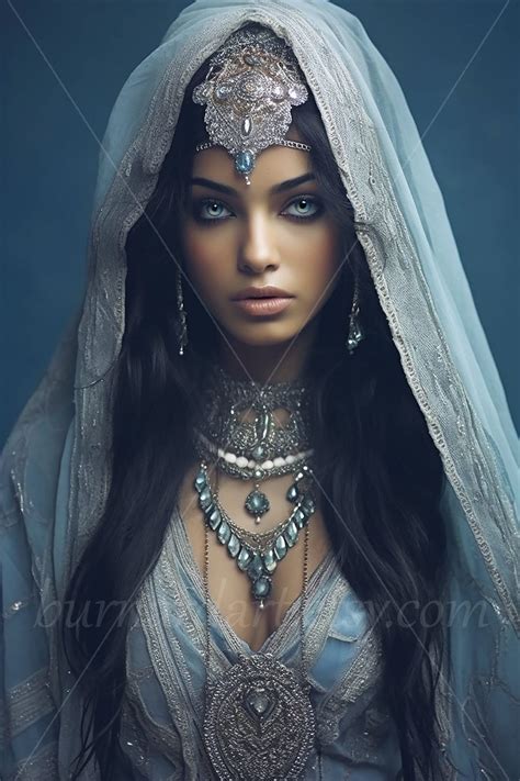 Arabian Princess Digital Download Fantasy Ai Art Print Printable Poster Image Stock Photo