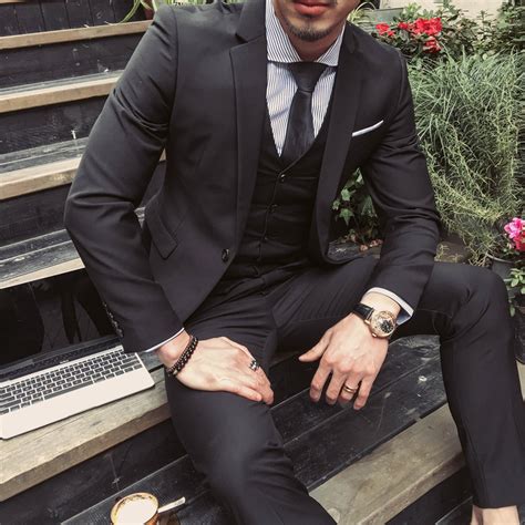 Zogaa Brand Men 3piece Suit Casual British Style S Grandado