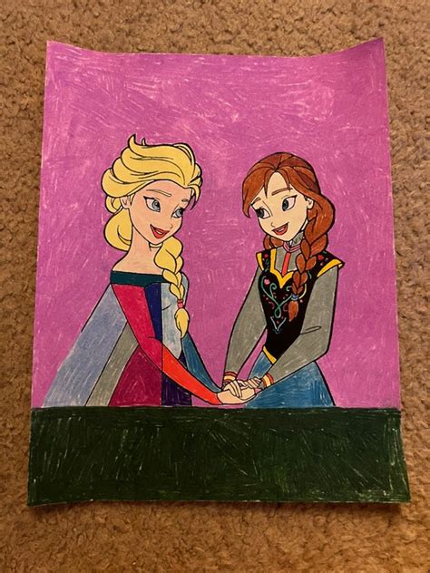 Frozen Anna Painting
