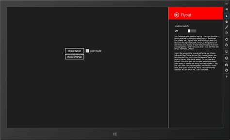 Flyout Control For Windows Metro XAML C TheCake S Blog