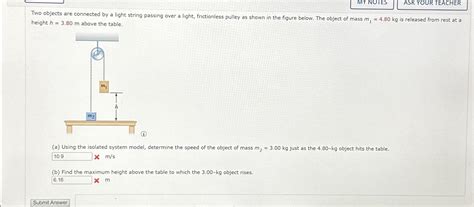 Solved MYNOTESASK YOUR TEACHERheight H M Above The Chegg Com