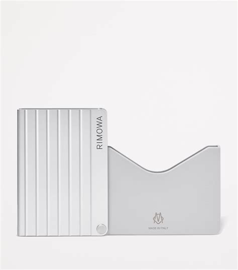 Rimowa Silver Aluminium Card Holder Harrods Us