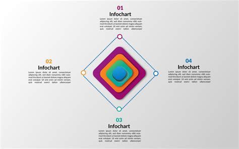 Square Style 4 Step Vector Eps Infographic Element Template Design Png Images Eps Free