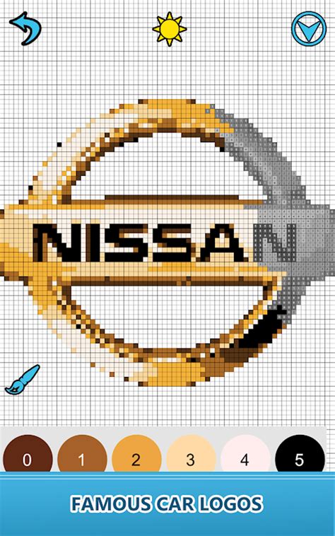 Cars Logo Color By Number Pixel Art Coloring Book Apk Para Android Download