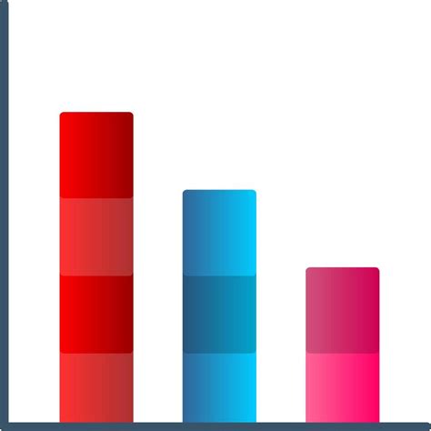 Bar Graph Flat Gradient Icon 42184090 Vector Art At Vecteezy