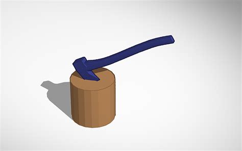 3d Design Axe Tinkercad