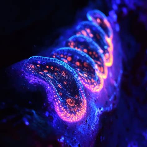 Glowing Bacteria Exhibit Vibrant Colors Under Ultraviolet Light In Unique Natural Display