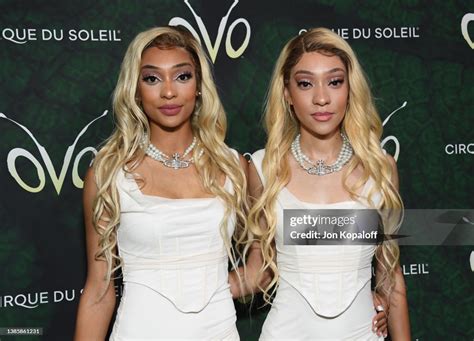 Sarah Talabi And Leah Talabi Attend Cirque Du Soleils Ovo Los